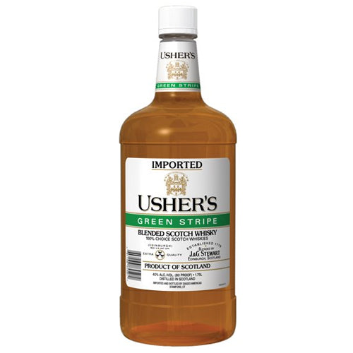 Usher's Blended Scotch Green Stripe 3 Yr 80 1.75 L – Wine Folder