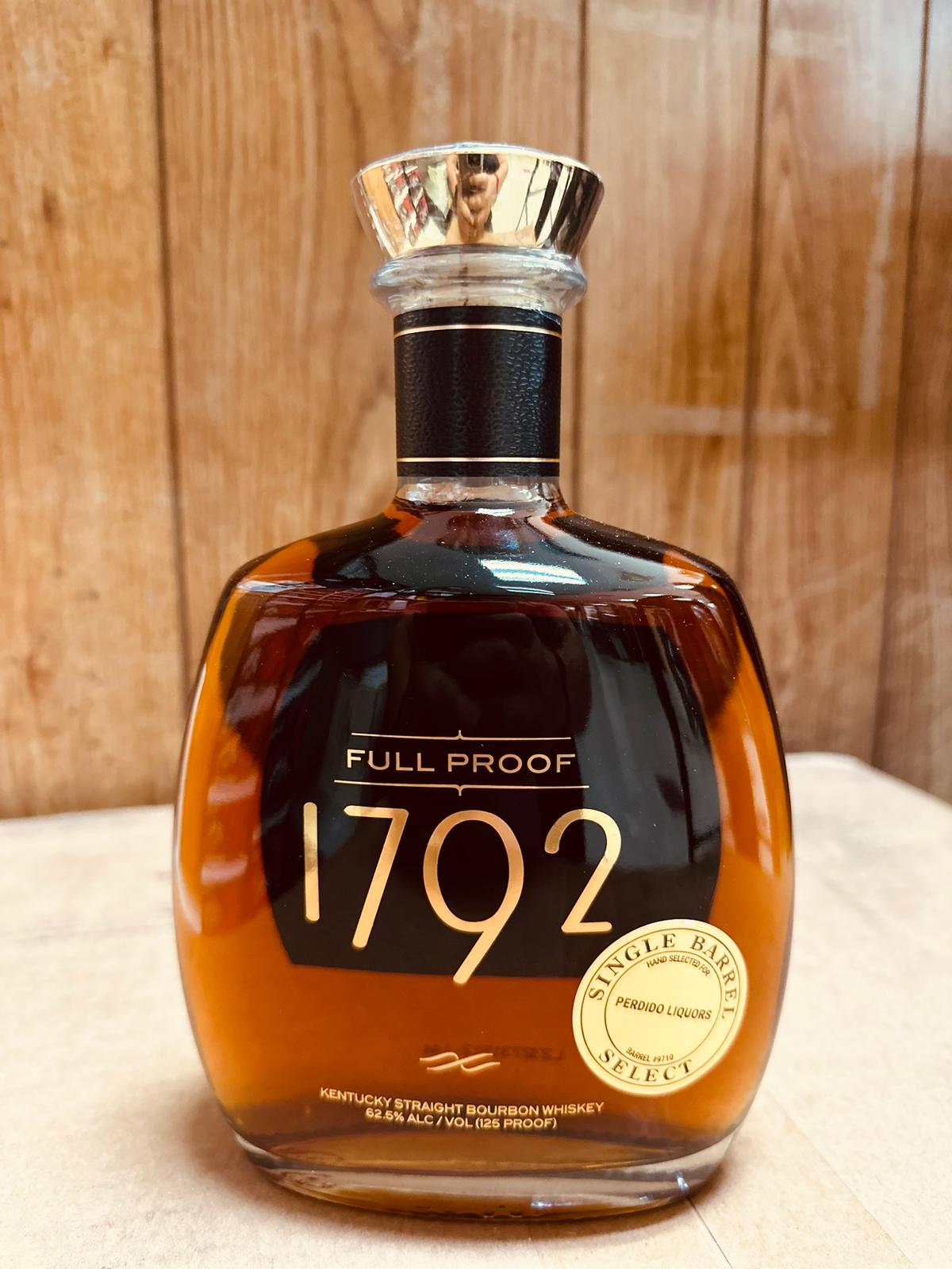 1792 Full Proof 125 Proof Kentucky Straight Bourbon Whiskey 750ml ...